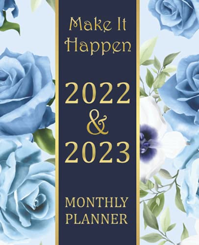 2022-2023 Monthly Planner: 2 Year Plan Ahead Calendar or Diary for ...