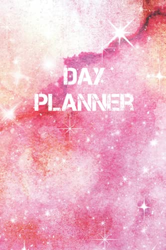 Day Planner: "6X9" 110 Page Template Beautiful Abstract Galaxy Day ...