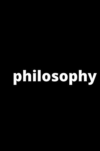 PHILOSOPHY: lined notebook/ CollegeRuled, 100 pages, 6*9. by UNIVERSAL ...