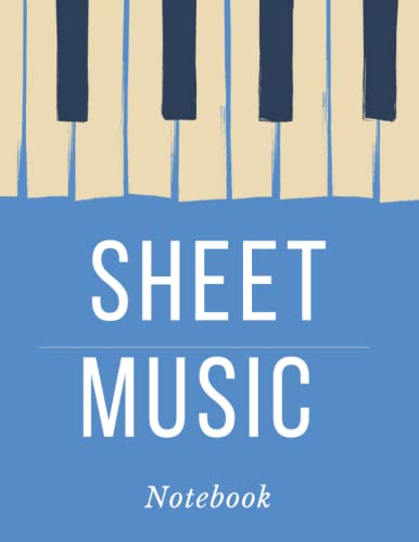 Sheet Music Notebook, Blank Music Sheet Notebook: Lined Journal, 120 ...