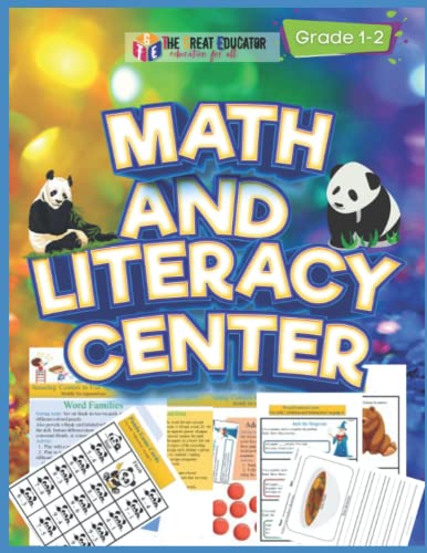 Math And Literacy Centers For Grade 1st And 2nd Includes Fun 