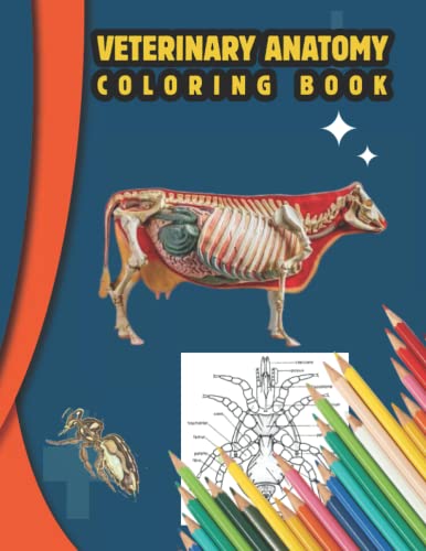 Veterinary Anatomy Coloring Book: Animal Anatomy coloring book for ...