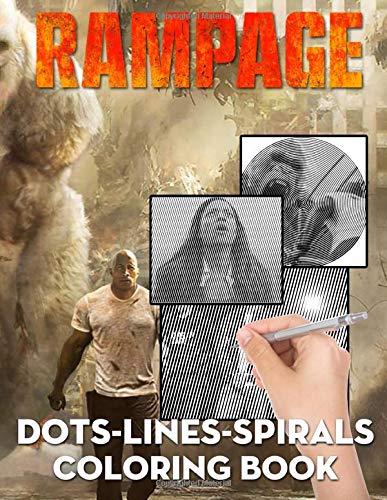 Rampage Dots Lines Spirals Coloring Book: Stunning Adult Activity ...
