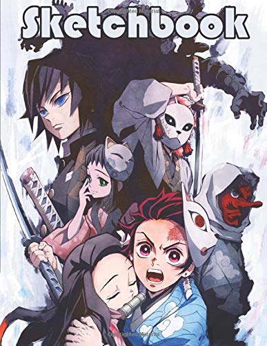 Demon slayer sketchbook: Demon slayer sketchbook for drawing, Painting ...
