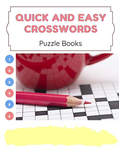 Quick And Easy Crosswords Puzzle Books: Easy To Medium Crossword Puzzle ...
