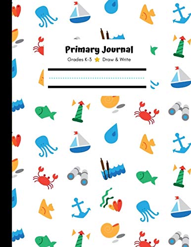 Primary Journal, Grades K-3, Draw and Write: Kids Notebook, 1st Journal ...