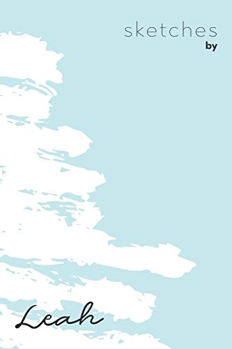 Sketches By Leah: Personalized Teal Doodle Sketchbook (6 x 9 inch) with ...