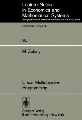Linear Multiobjective Programming by M. Zeleny | Goodreads