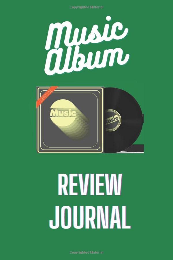 Music Album Review Journal: Music Album Journal & Log Book by Antwan ...