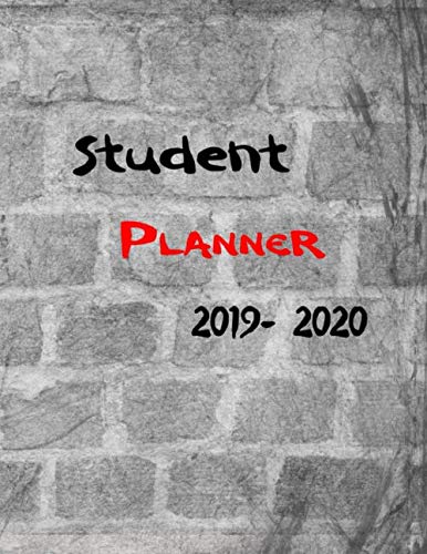 Student Planner 2019-2020: An edgy design useful aid for students to ...