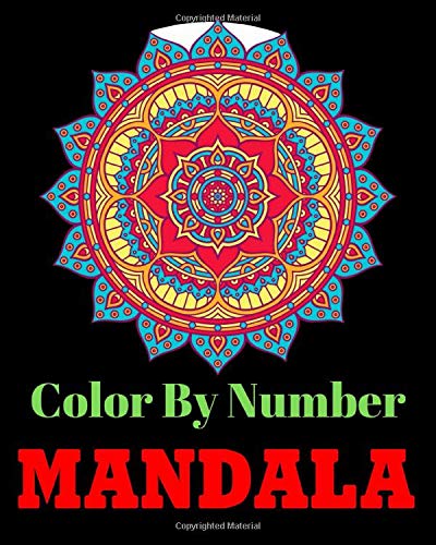 Color By Number Mandala: Coloring books for adults Stress Relieving ...