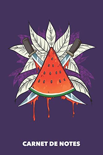 Carnet de Notes: Tranche de melon A5 petits carreaux - 120 pages pour ...