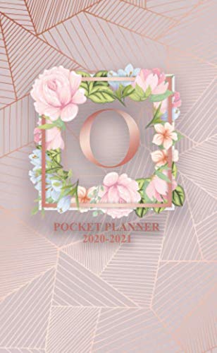 2020-2021 Pocket Planner: Monogram Initial Letter O Two Year 2020-2021 ...