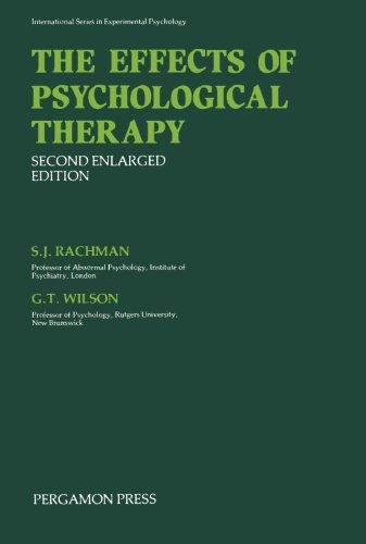The Effects of Psychological Therapy: International Series in ...