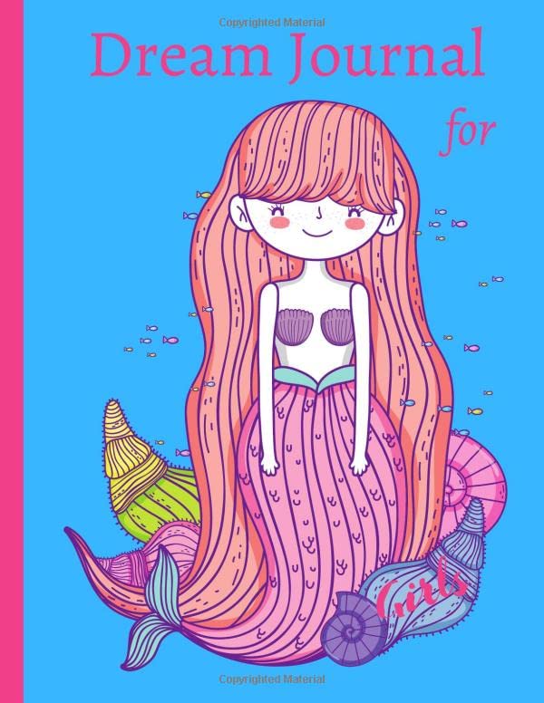 Dream Journal for Girls: LARGE format beautifully designed mermaid ...