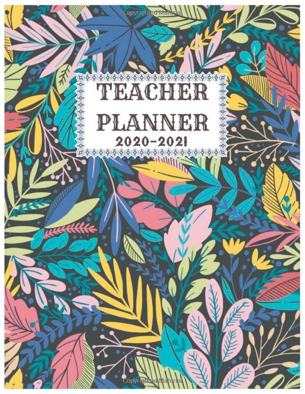 2020-2021 TEACHER PLANNER: Weekly and Monthly Agenda Calendar OR ...