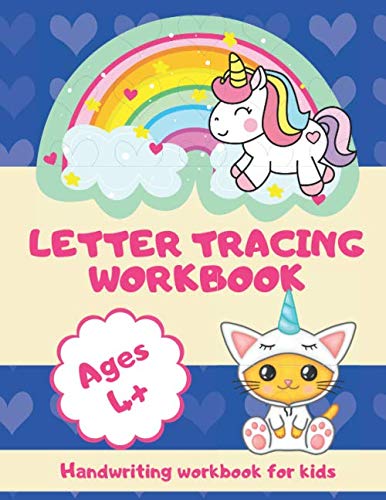 LETTER TRACING WORKBOOK: Alphabet Book For Kids, Handwriting Practice ...