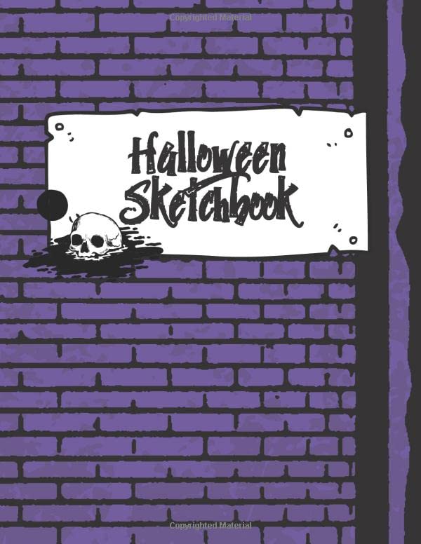 Halloween Sketchbook: A large Sketchbook for drawing, writing ...