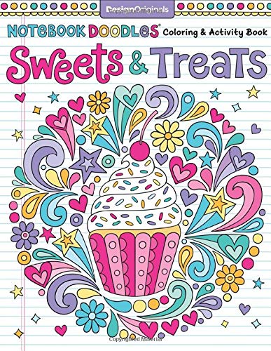 Notebook Doodles Coloring _ Activity Book Sweets _ Treats by Unicorn ...