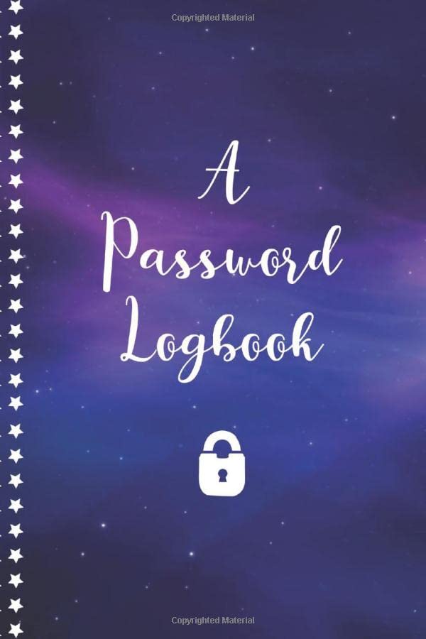 A Password Logbook: Password Organizer And Login Book With Alphabetical ...