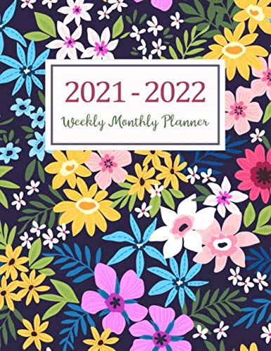 2021-2022 Weekly Monthly Planner: Two Year Calendar Schedule Organizer ...