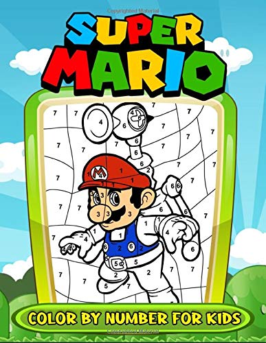 Super Mario Color By Number For Kids: All Favorite Characters In This ...