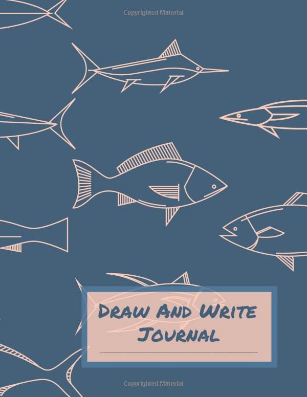 Draw And Write Journal: Lined Paper Journals Books for Kids, Writing ...