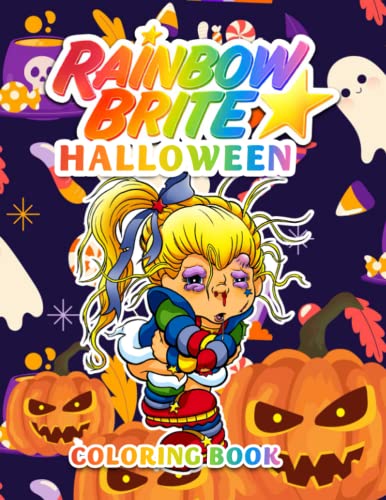 Rainbow Brite Halloween Coloring Book: oloring Books For Adults, Boys ...