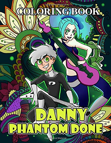 Danny Phantom Coloring Book: Favorite Adventure Television Series ...