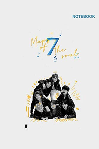 BTS notebook for girls: BTS Logo Love Yourself Cover, 110 Pages ...