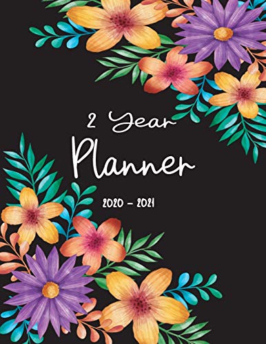 2 Year 2020-2021 Planner: Two Years Planner Monthly Calendar ...