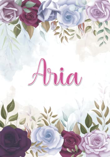 Aria: Carnet de notes A5 | Prénom personnalisé Aria | Cadeau d ...