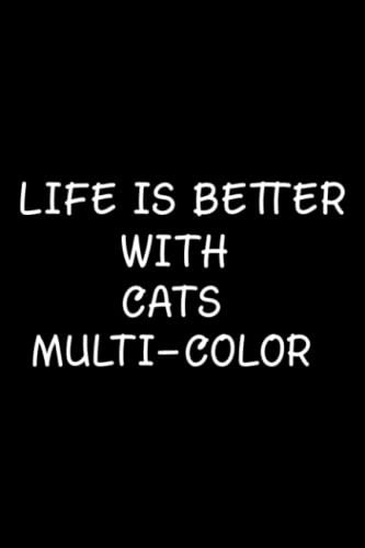 Rum Tasting Journal - Life Is Better With Cats Multi-Color Cute Kitten ...