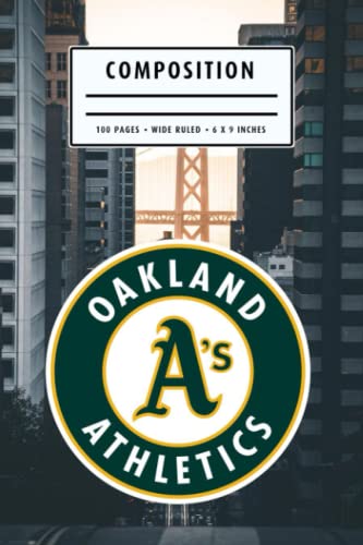 Composition : Oakland Athletics Notebook- To My Baseball Son , To My ...