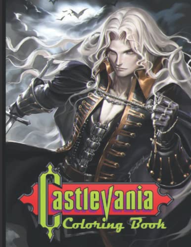 Castlevania Coloring Book: GIANT Great Pages with Premium Quality ...