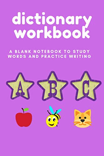 Dictionary Workbook: A Blank Notebook To Study Words And Practice ...