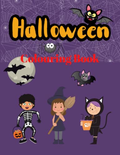 Halloween Colouring Book: 30 Pictures for Kids ages 3-5 | 8.5x11in ...
