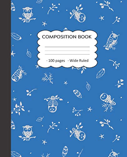 Composition Book 100 Pages Wide Ruled: Lined School Notebook For Your ...