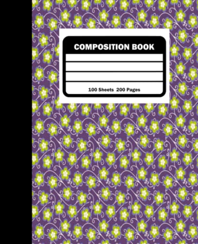 Composition Book: A notebook to jot down all your ideas, take notes at ...