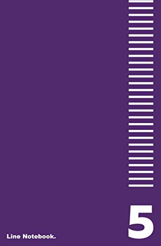 Line Notebook: Line paper Notebook - Line 5mm Spacing - size (5.25x8 ...