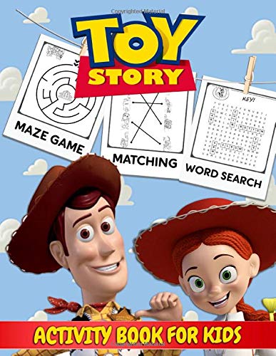 Toy Story Activity Book For Kids: A Delightful Activity Book Full Off ...