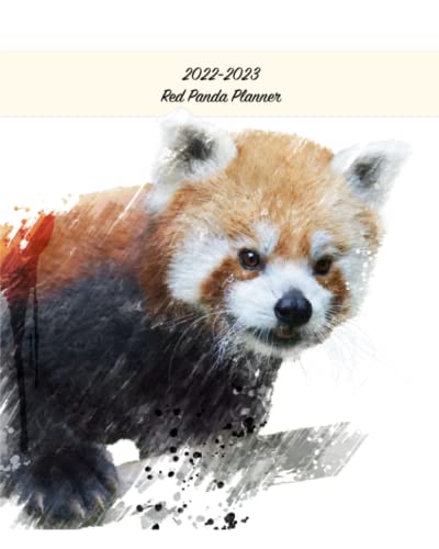2022 – 2023 Red Panda Planner: Daily, Weekly and Monthly Planner | Red ...