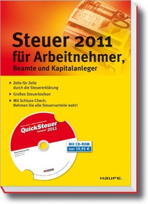 Steuer 2010 für Arbeitnehmer, Beamte und Kapitalanleger: Mit Software ...
