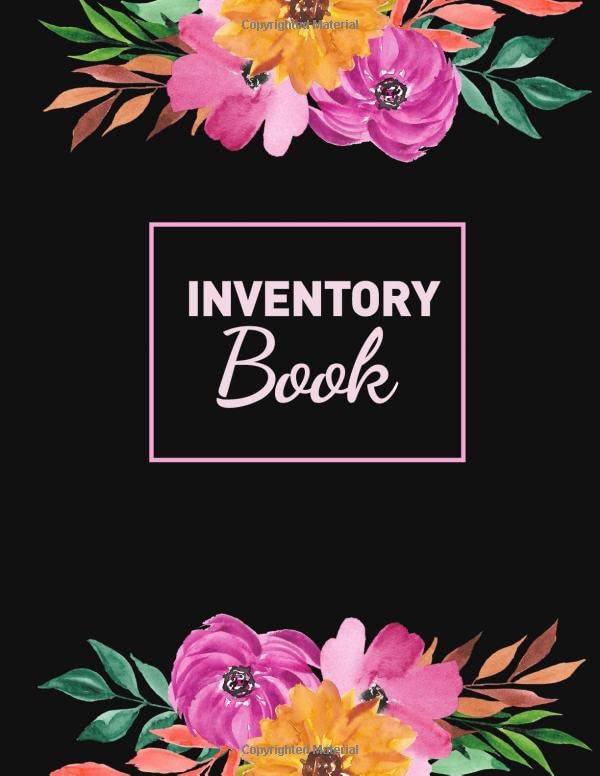 Inventory Book: Simple, Basic Inventory Management Log Book For Small ...