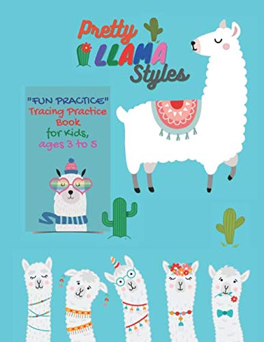 Pretty LLAMA Styles: "FUN PRACTICE" Tracing Practice Book, Activity ...