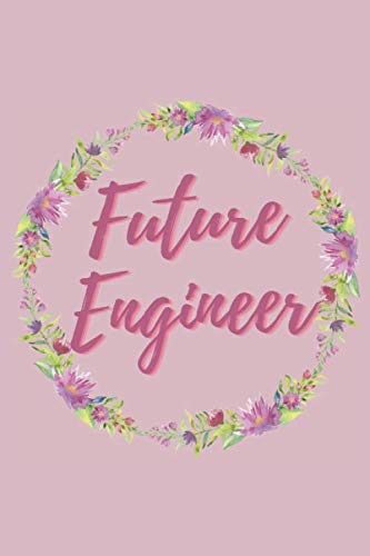 Future Engineer: Pastel Wreath Background-100 College Ruled Pages - 6 ...