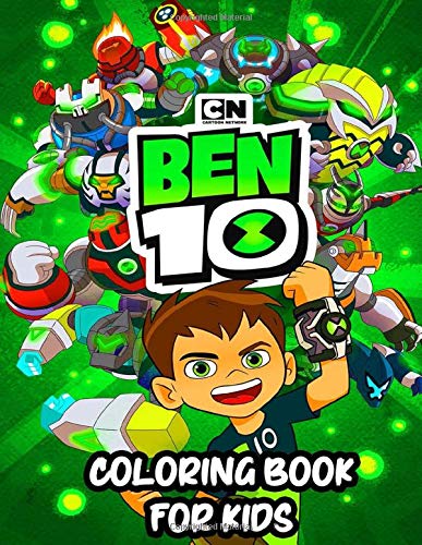 Ben 10 coloring book for kids: More then 50 high quality illustrations ...