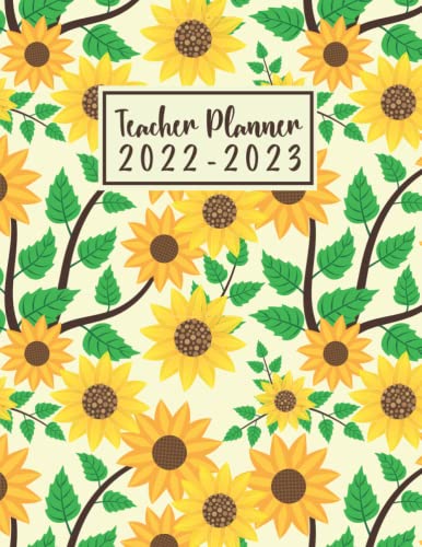 Teacher Planner 2022-2023: Pretty Lesson Planner Students Attendance ...