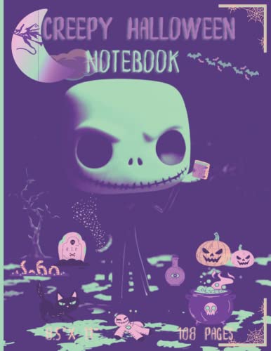 Creepy Halloween Notebook: Composition Halloween Notebook for All Ages ...