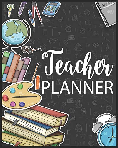 Teacher Planner: Cool Gift For Teachers - Teacher Notebook & Worksheets ...